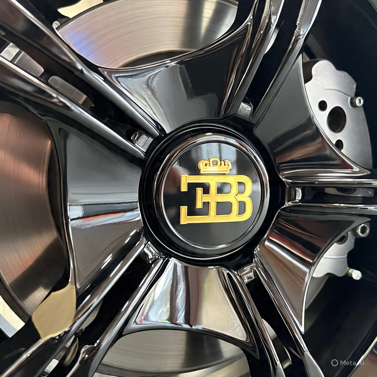 Bugatti Wheel Center Cap – Automotive Emblem