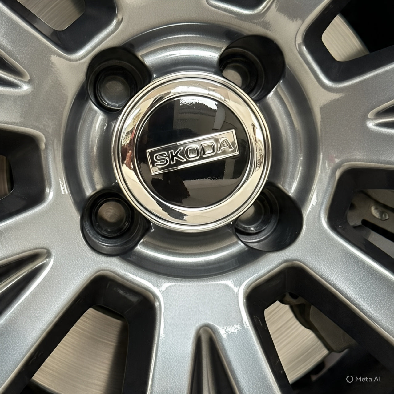 Skoda Wheel Caps – Automotive Emblem
